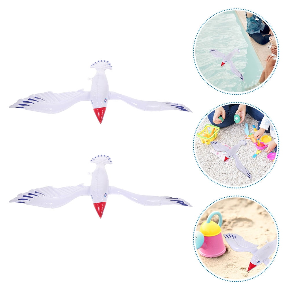 PAMINGONO Inflatable 4Pcs Beach Party Inflatable Bird for Pool ...