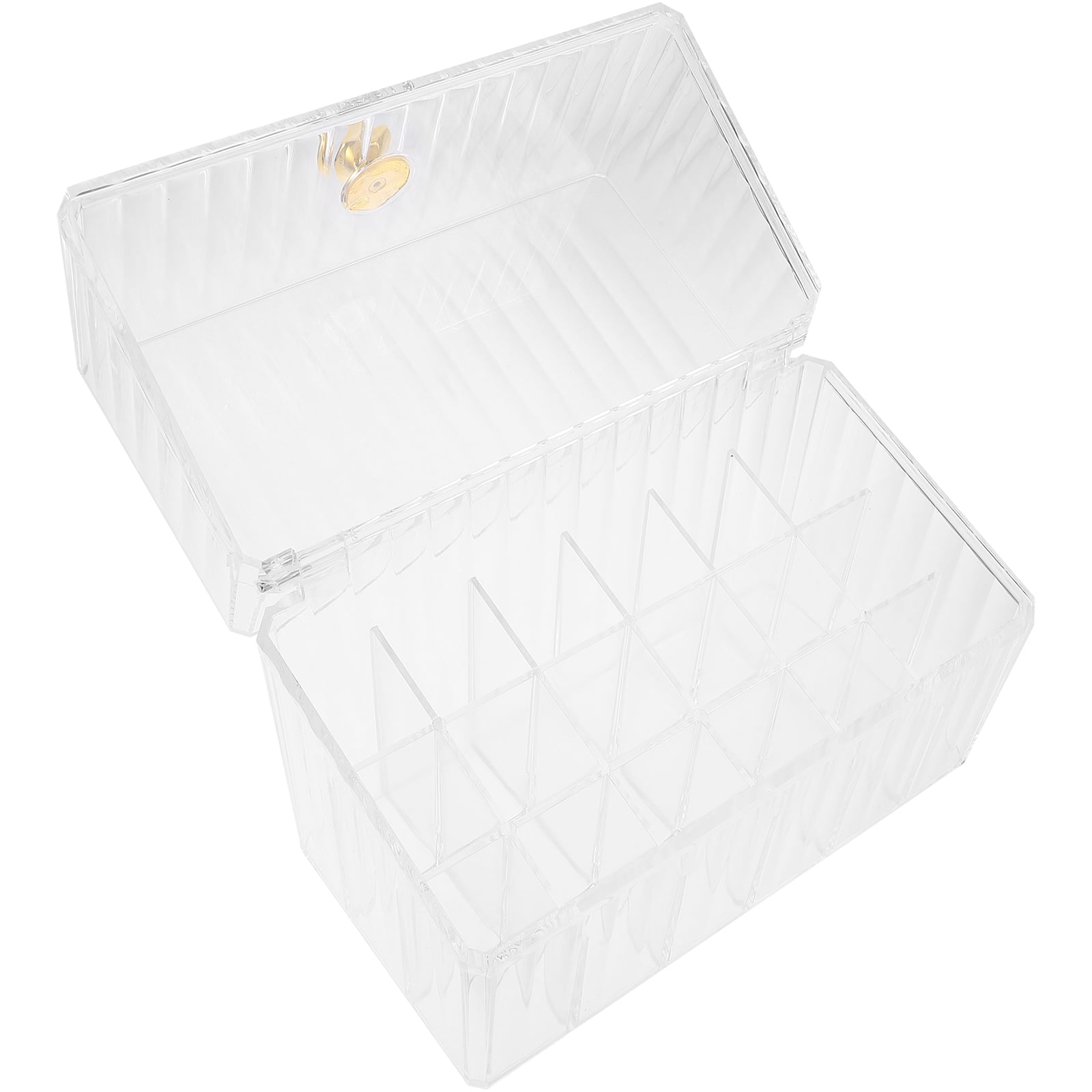 PAMINGONO Lipstick Organizer Case 1Set Rectangular Shape for Makeup ...