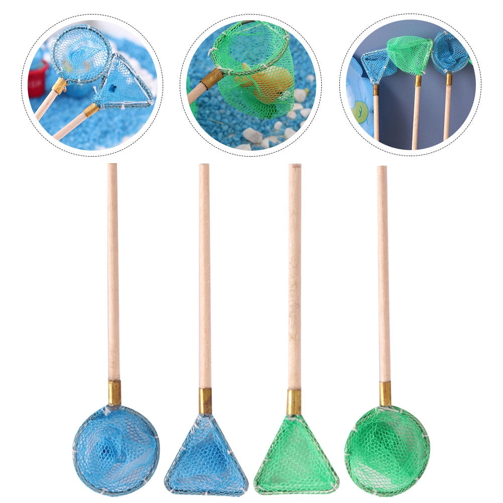 PAMINGONO Mini Fish Net Toy for Diorama Creation Synthetic Material ...
