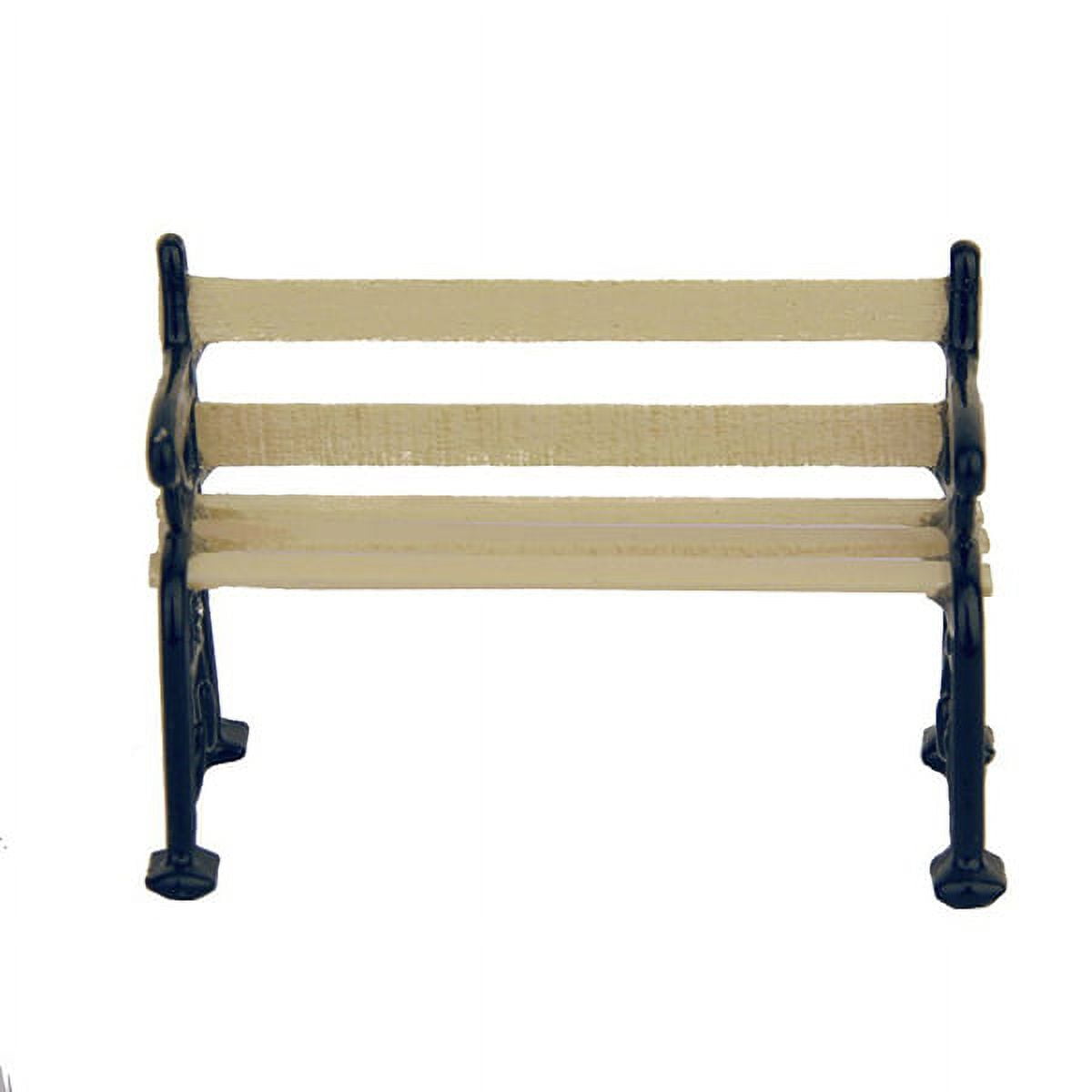 PAMINGONO Miniature Park Bench Model Furniture For Dollhouse Garden ...
