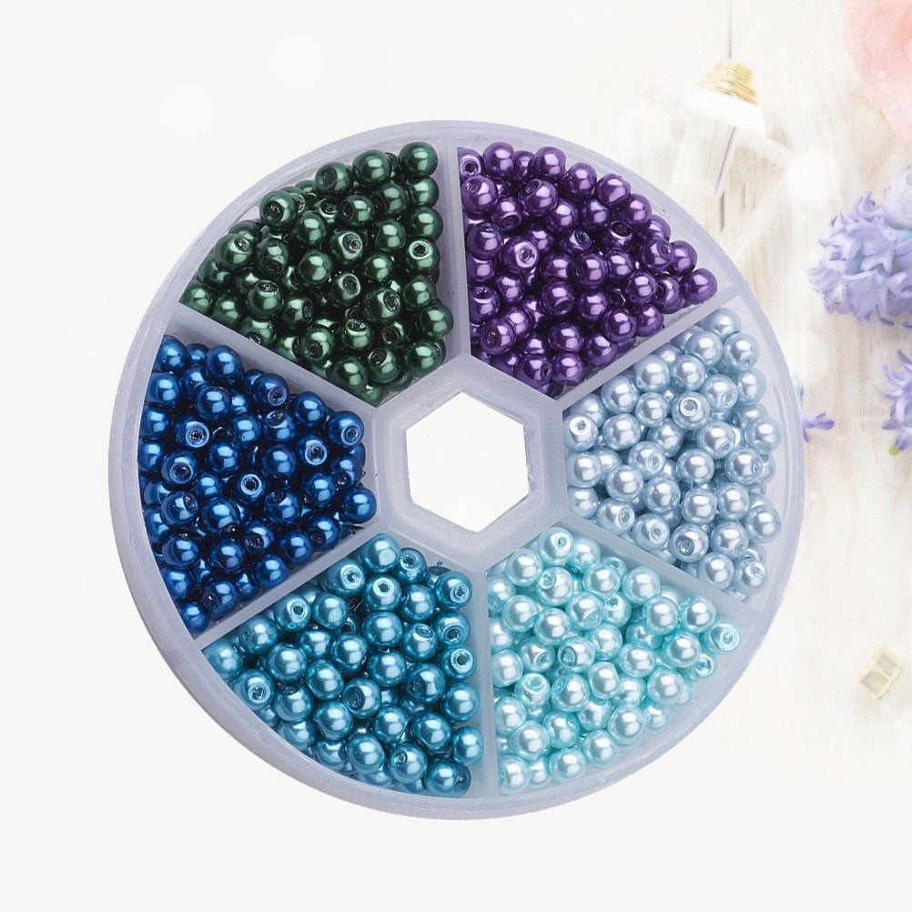 PAMINGONO Assorted Multi Colored Beads 810 Pieces for Creative Craft ...