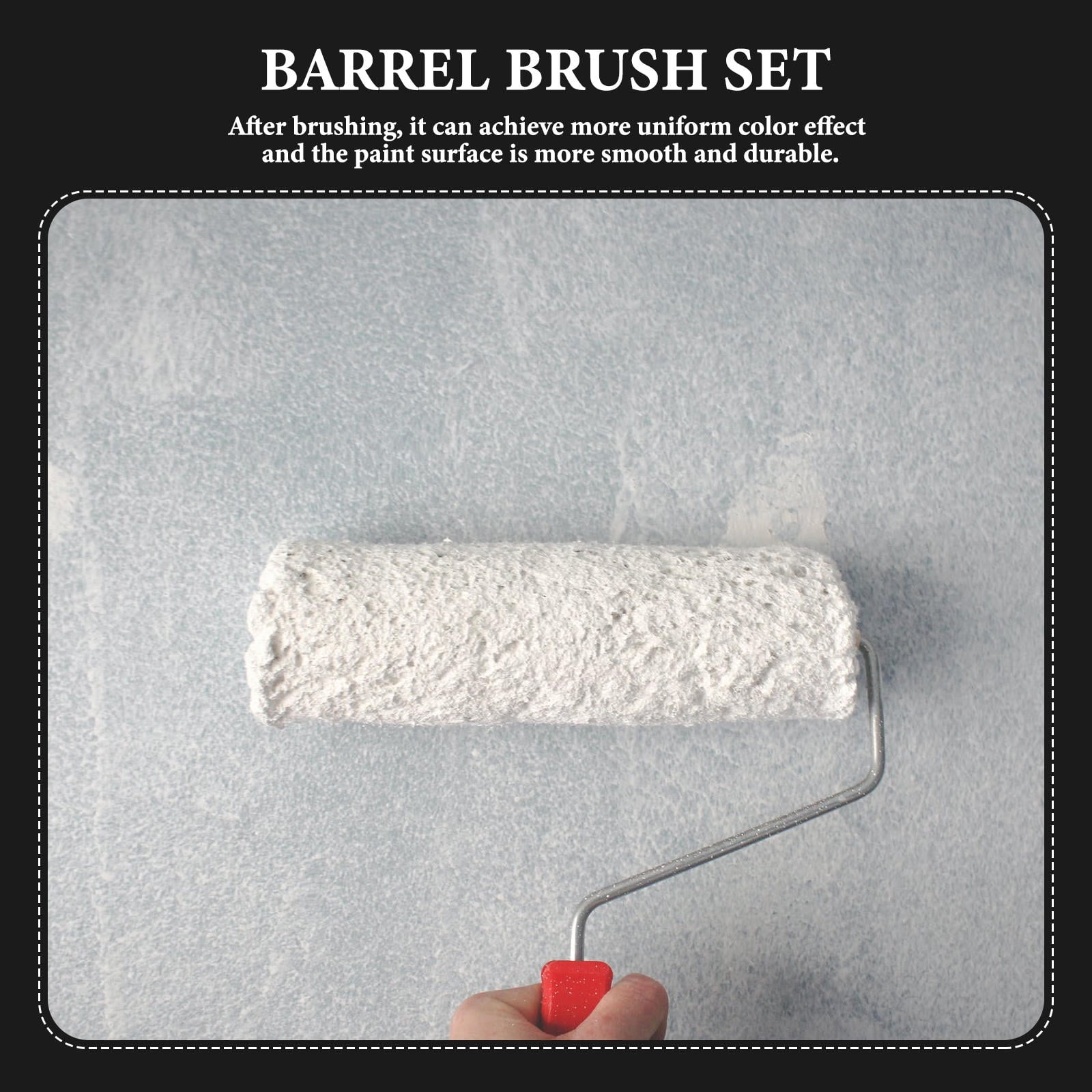 PAMINGONO Paint Rolls Wall Painting Roller Kit Polyester Smooth and ...