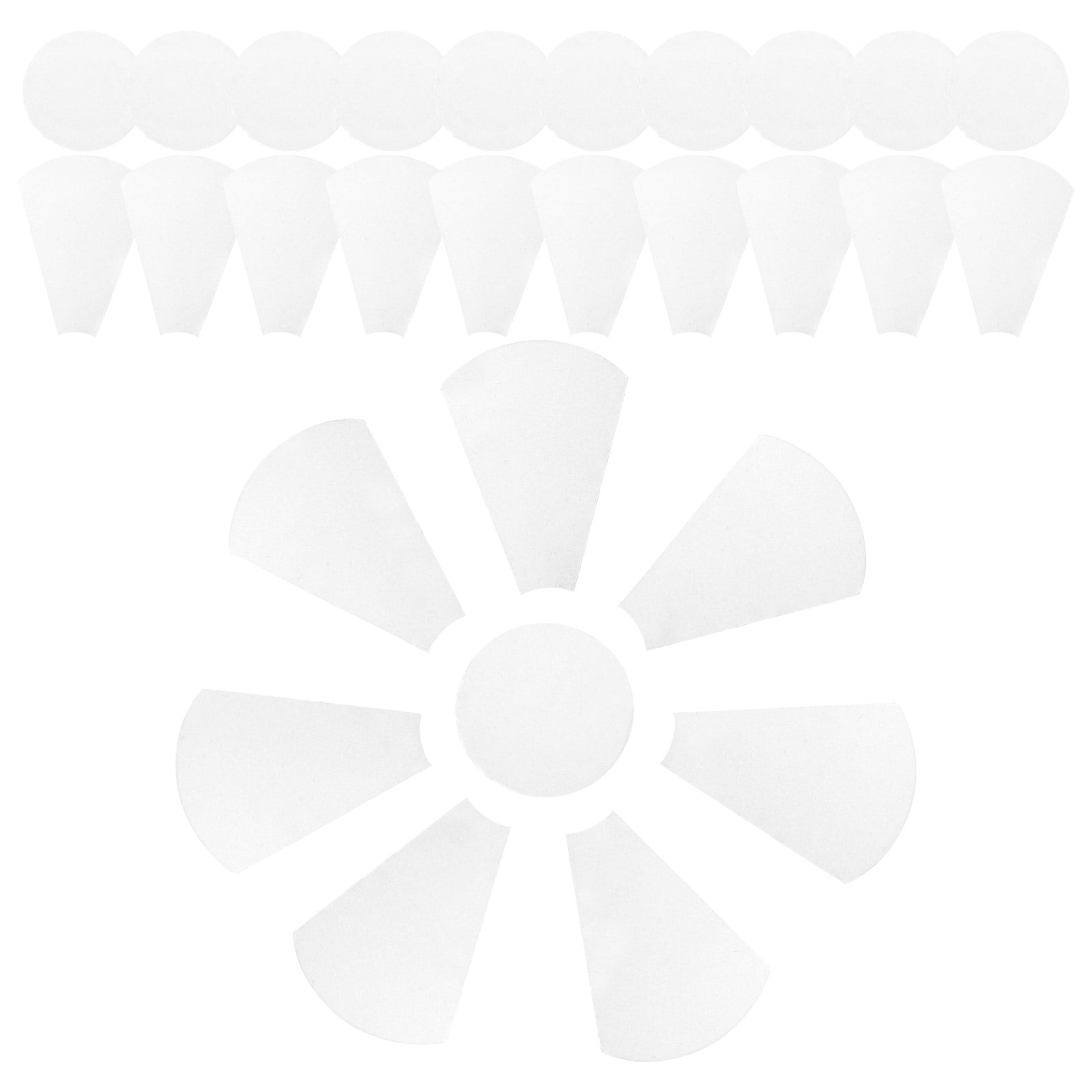 PAMINGONO Quilting Paper Templates 88 Pcs Special Flower Petal Shapes ...