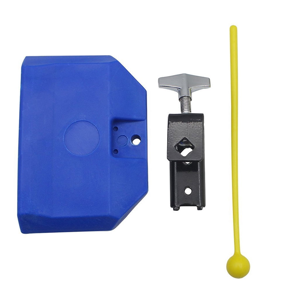PAMINGONO Plastic Cowbell for Drum Set 1 Set Blue 4.8 x 1.5 x 5.9in for ...