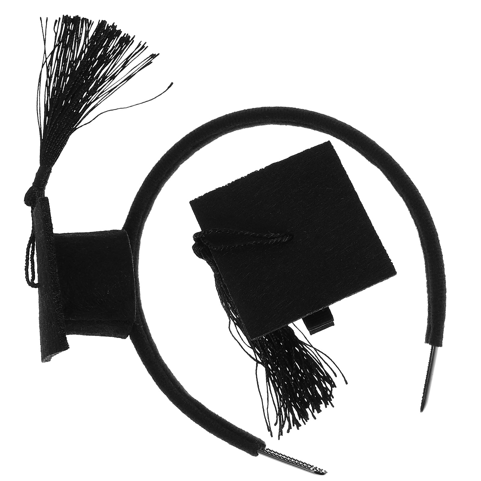 PAMINGONO Plastic Headband 2Pcs Mini Doctoral Style Headdresses in ...