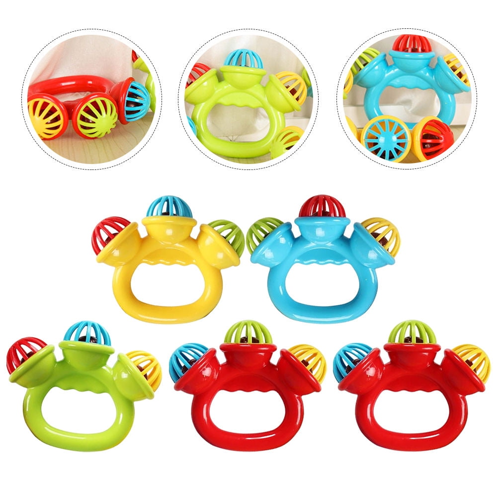PAMINGONO Plastic Multi Rattle Toy for Kids Portable Baby Hand Rattles ...