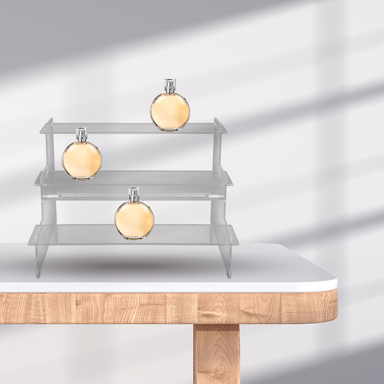 PAMINGONO Stable Clear Acrylic Riser Display Stand for Perfume and ...