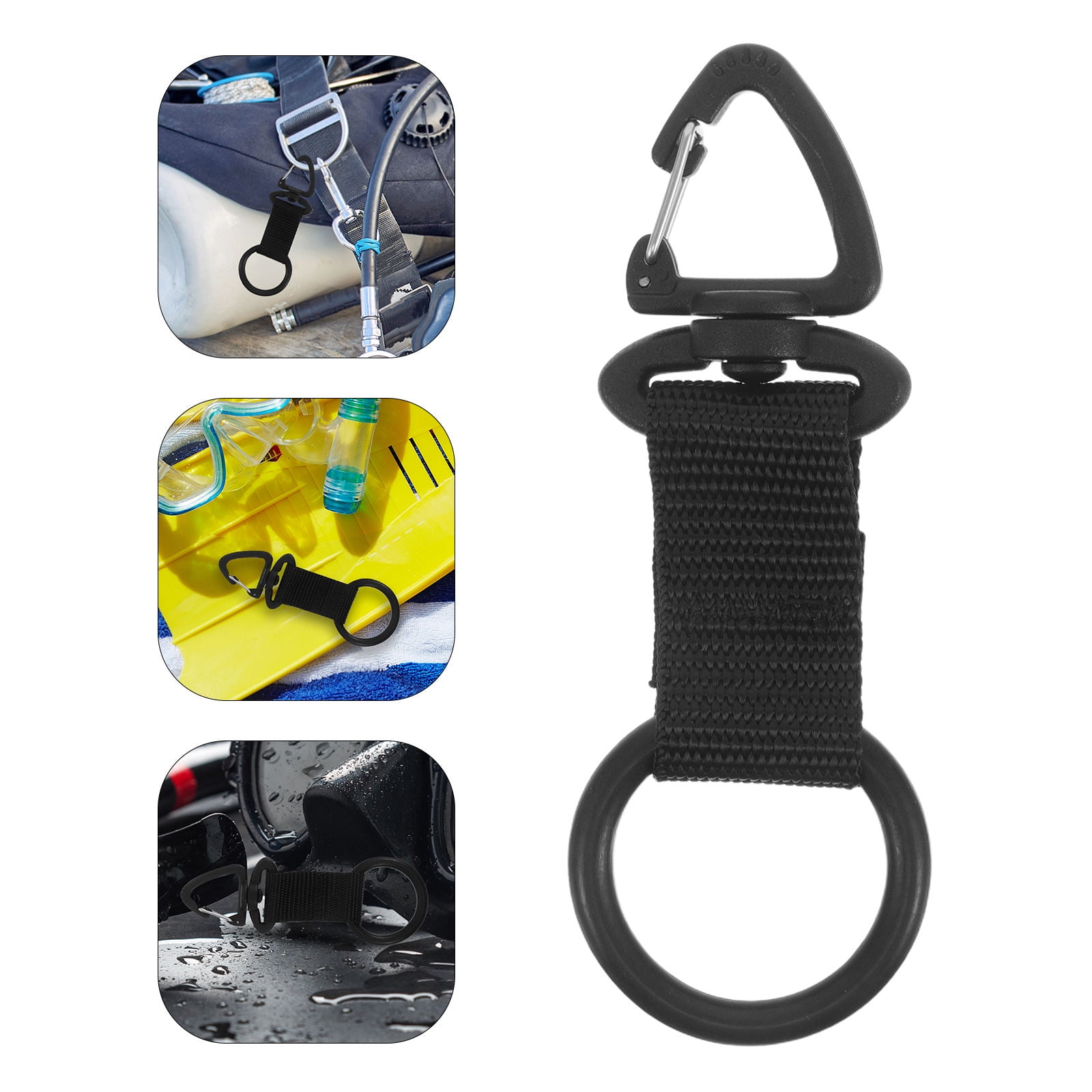 PAMINGONO Silicone Scuba Diving Octopus Mouthpiece Holder with Quick ...
