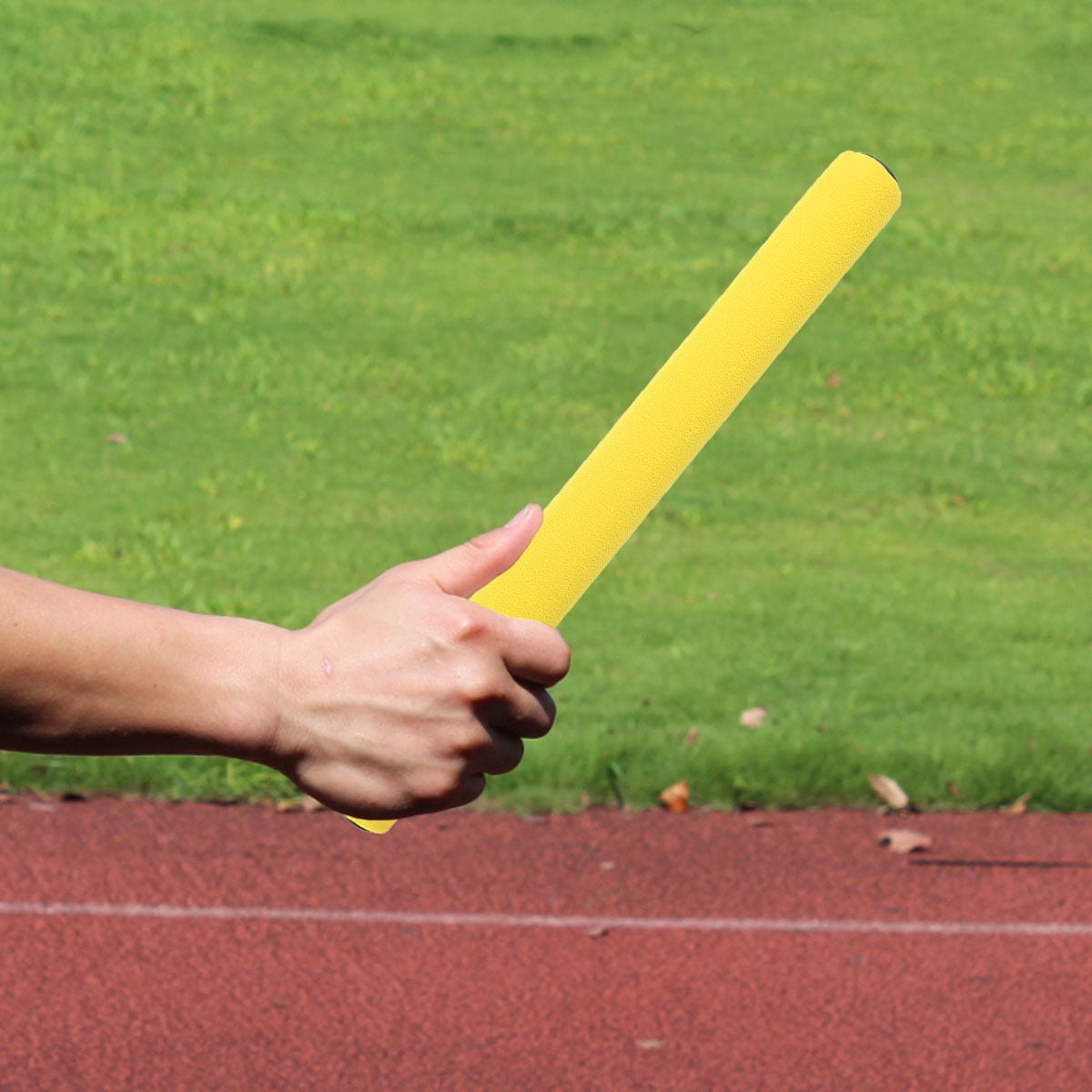 PAMINGONO Relay in Yellow for Field Running Race Stick 12x1.2x1.2in ...