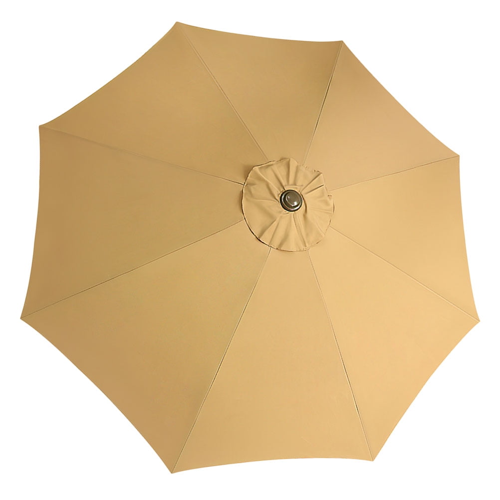 PAMINGONO Replace Umbrella Cloth Parasol Canopy Khaki Sun Protection ...