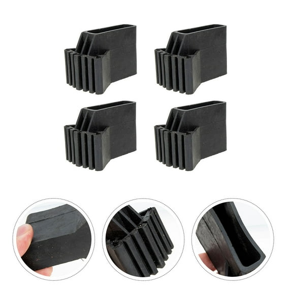 PAMINGONO Replacement Rubber Feet for Ladder 4Pcs Non-skid Leg Mats for ...