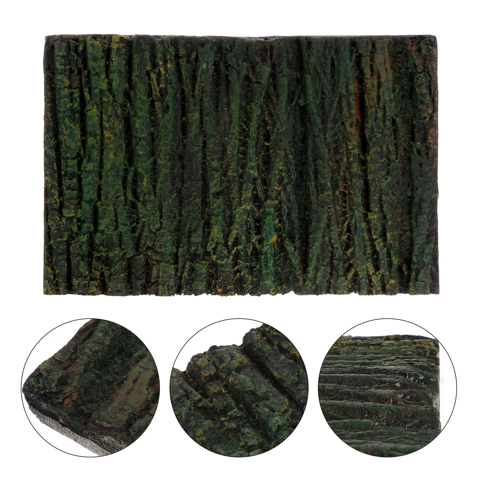 PAMINGONO Reptile Tank Background 1Pcs 3D Bark Shape for Photography ...