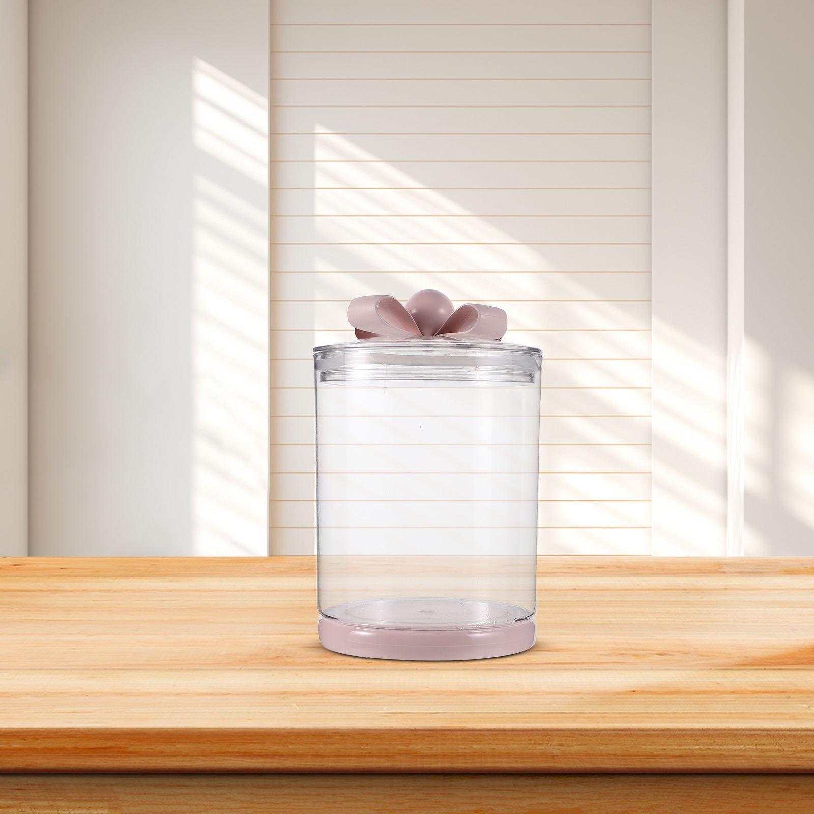 PAMINGONO Reusable Plastic Candy Jars With Lids Clear Containers For ...