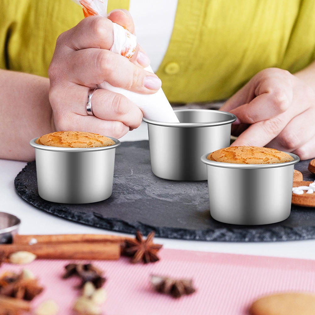 PAMINGONO Round Cake Pans with Removable Bottom Rust- Kitchen Cake 1Set ...