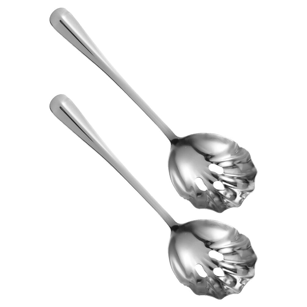 PAMINGONO Serving Spoons Metal 2Pcs Daily Use Slotted Spoon Set for ...