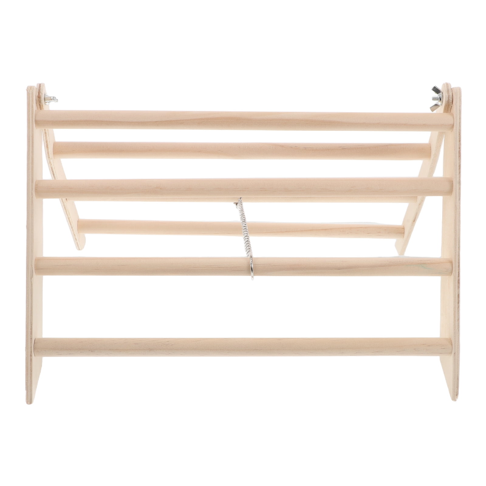 PAMINGONO Wooden Chicken Coop Perch Stand with Removable Design for ...