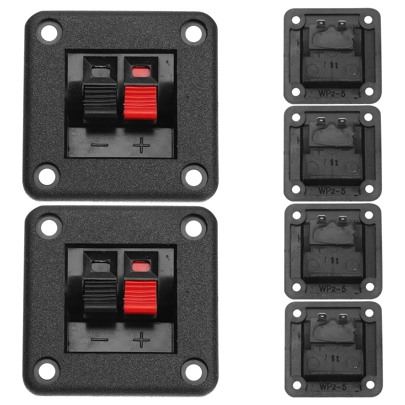 PAMINGONO Speaker Wire Terminal Connectors 6Pcs Abs Copper for ...