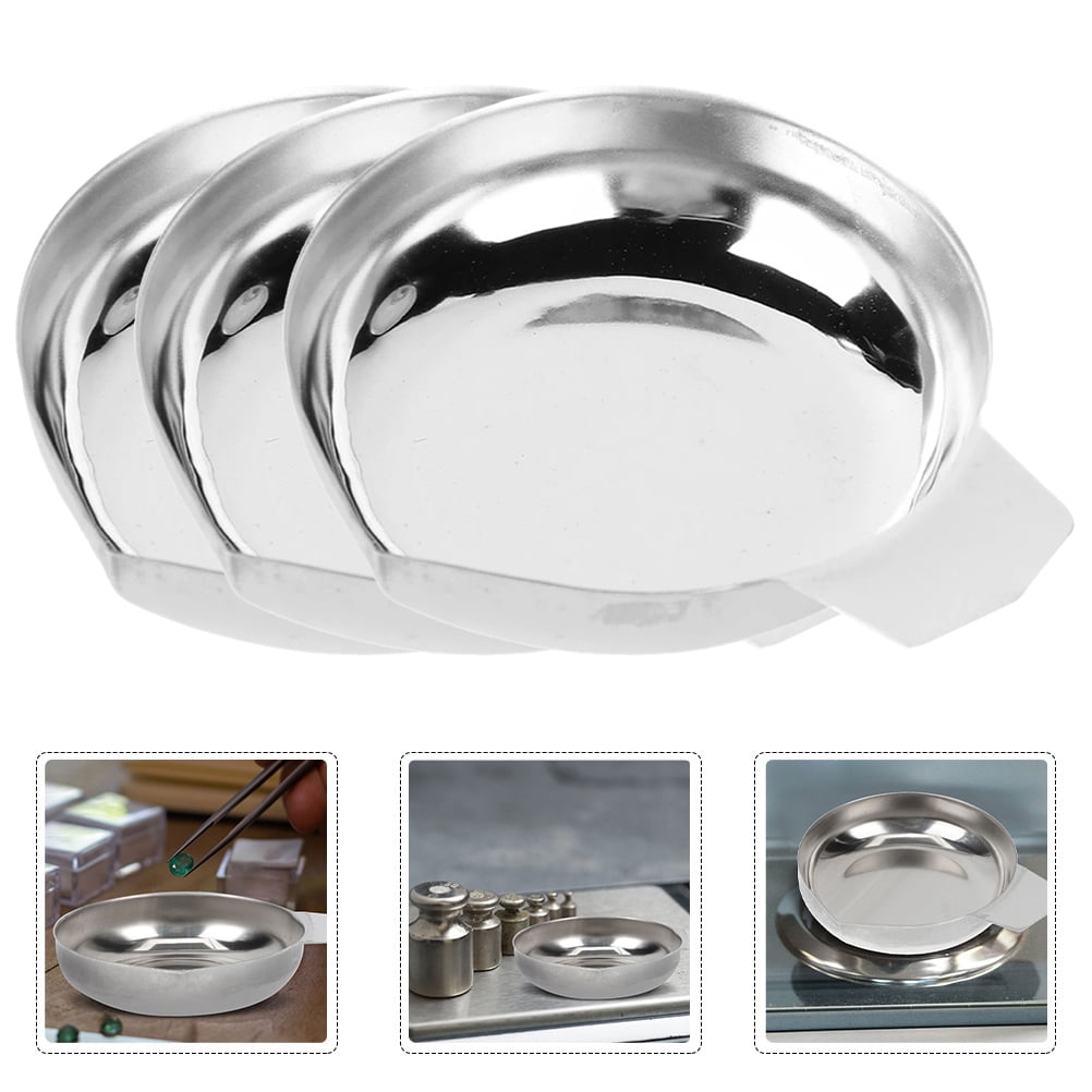 PAMINGONO Stainless Steel Scale Tray for Electronic Scales with ...