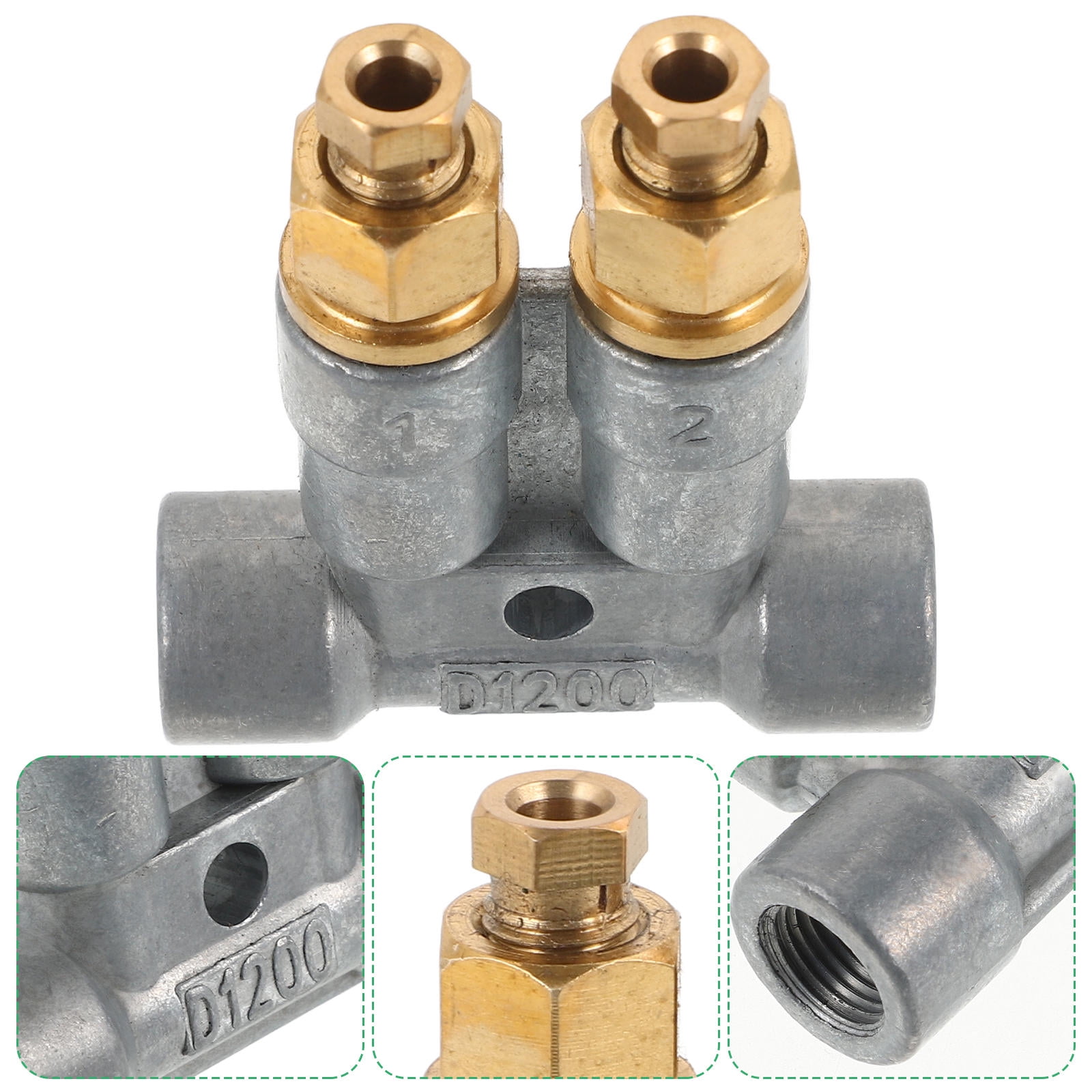 PAMINGONO Three Control Water Diverter Valve 1Set Multi Metal Hydraulic ...