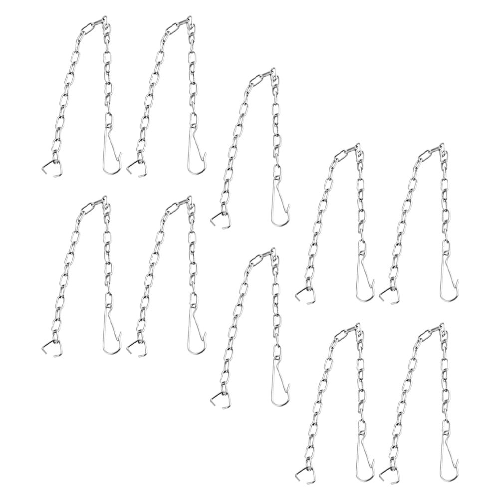 PAMINGONO Toilet Flapper Chains 10Pcs for Water Tank Accessories 9.8x0 ...