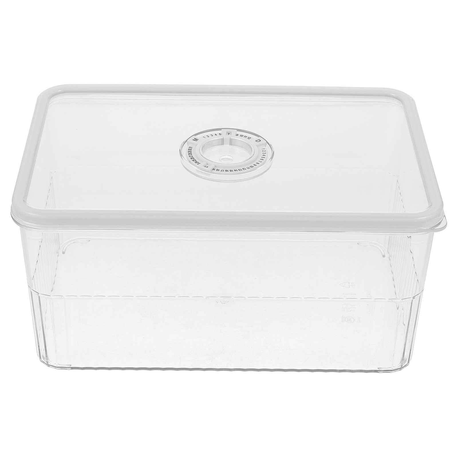 PAMINGONO Food Storage Container Bread Box for Fridge with Clear Lid ...