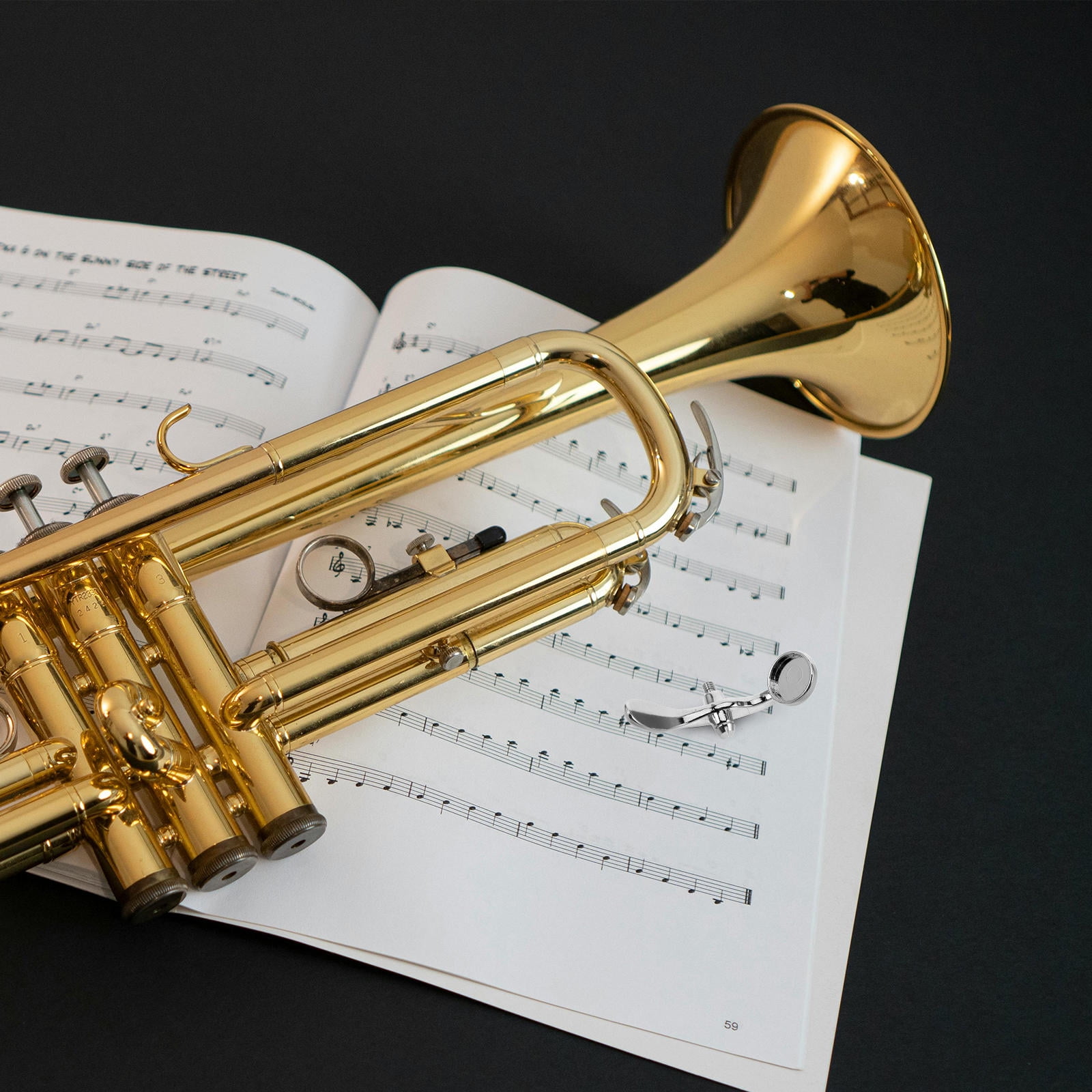 PAMINGONO Trumpet Water Key Spit Valve 1 Set Silver Alloy for Musicians ...