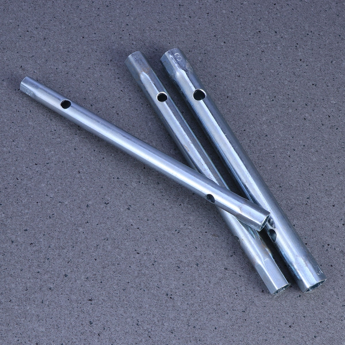 PAMINGONO Tube Spanner for Taps 3Pcs Silver Zinc-plated Steel Tap Back ...