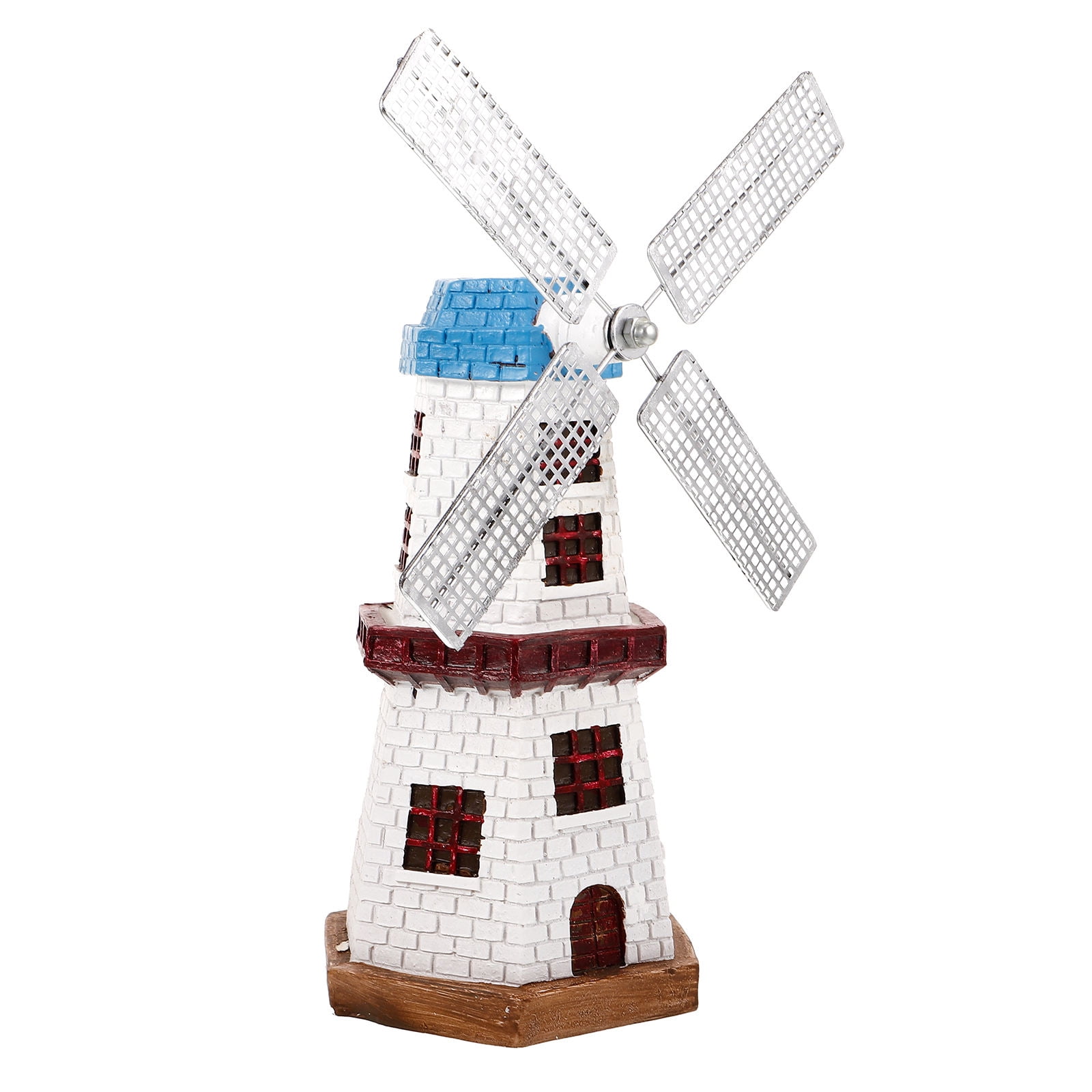 PAMINGONO Tabletop Windmill Model Multi-Color Synthetic Resin Decor for ...