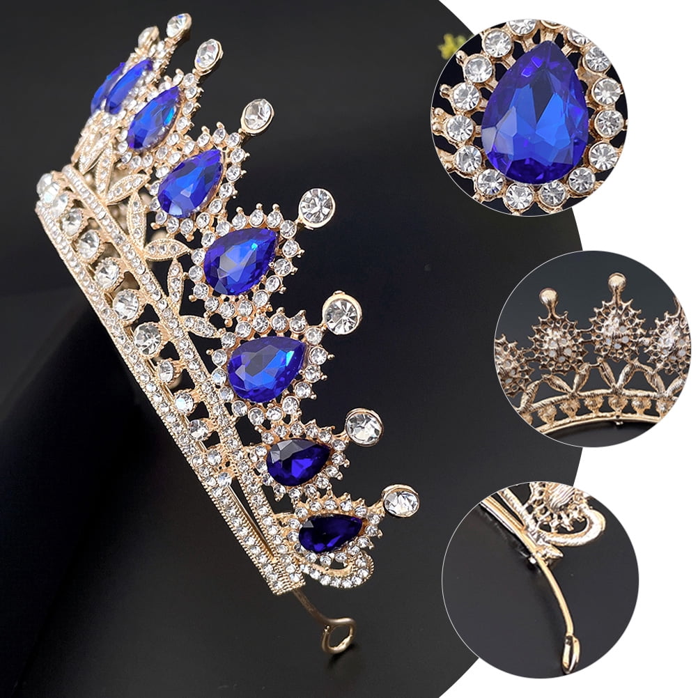 PAMINGONO Wedding Costume Headwear Ball Crown Shaped Women Headband ...