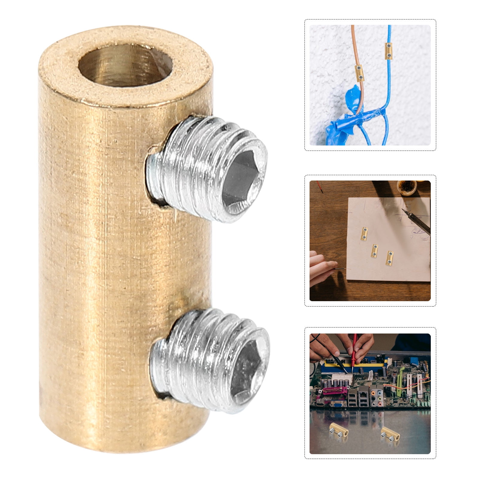 PAMINGONO Wire Terminal Crimp Connectors Wire Connector Nut Kit Copper ...