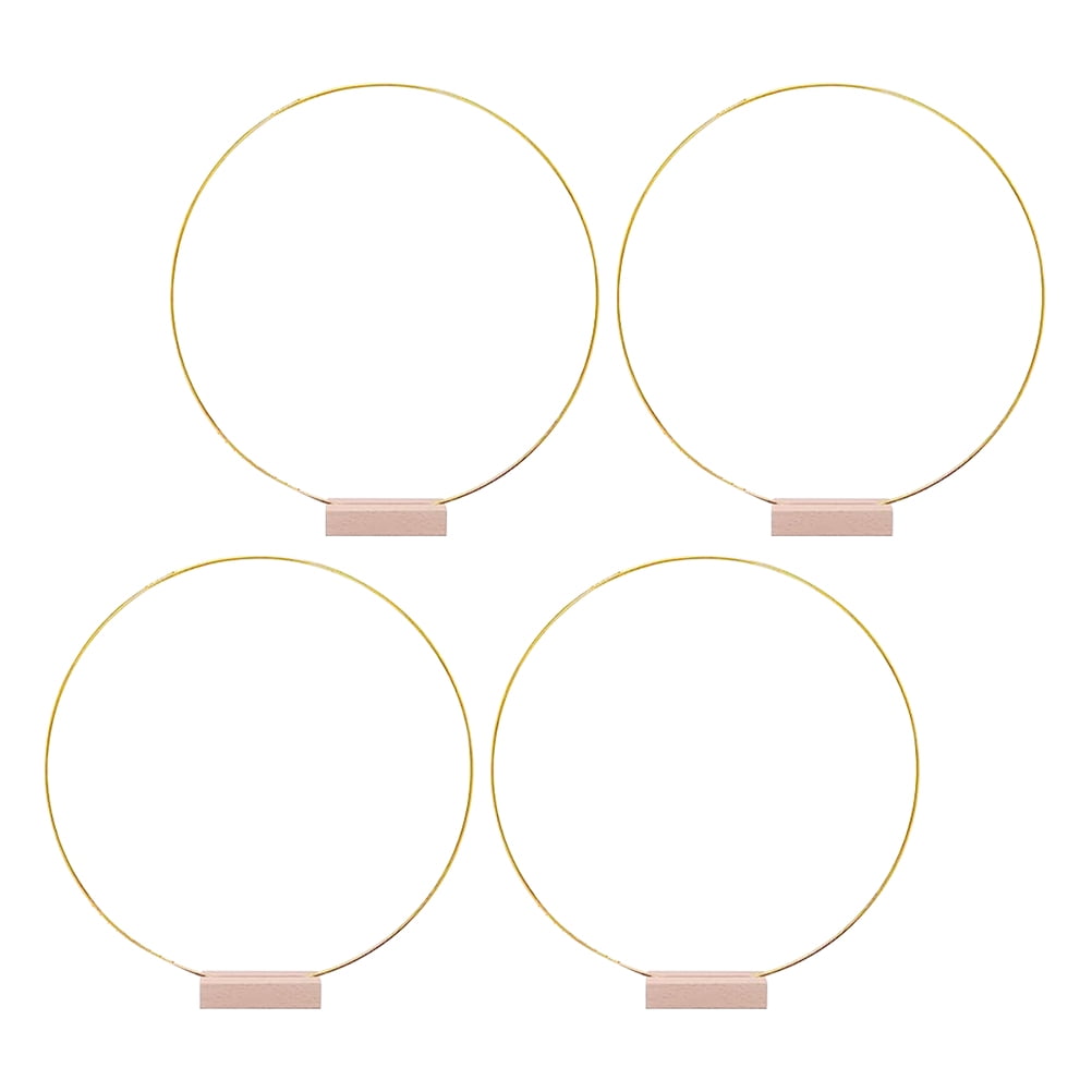 PAMINGONO Wood Centerpiece Hoops for Craft Decor Assorted Color with ...
