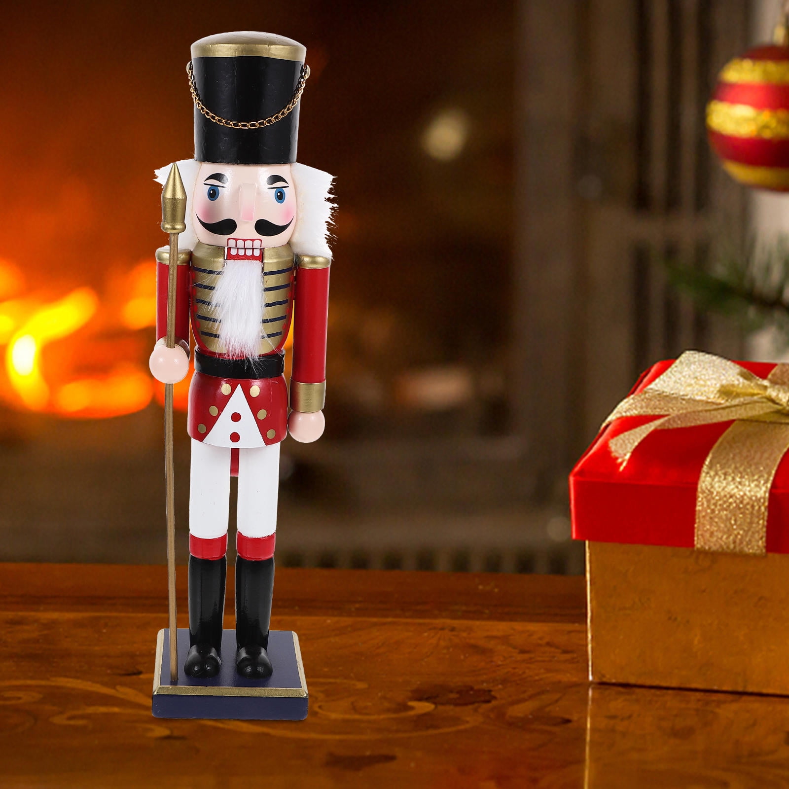 PAMINGONO Wood Nutcracker 1Set Multi Color Soldier Shape Christmas ...