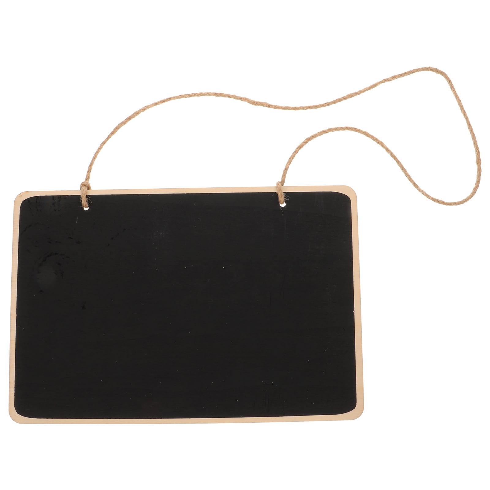 PAMINGONO Wooden Hanging Chalkboard Memo Sign Reusable Door Message ...