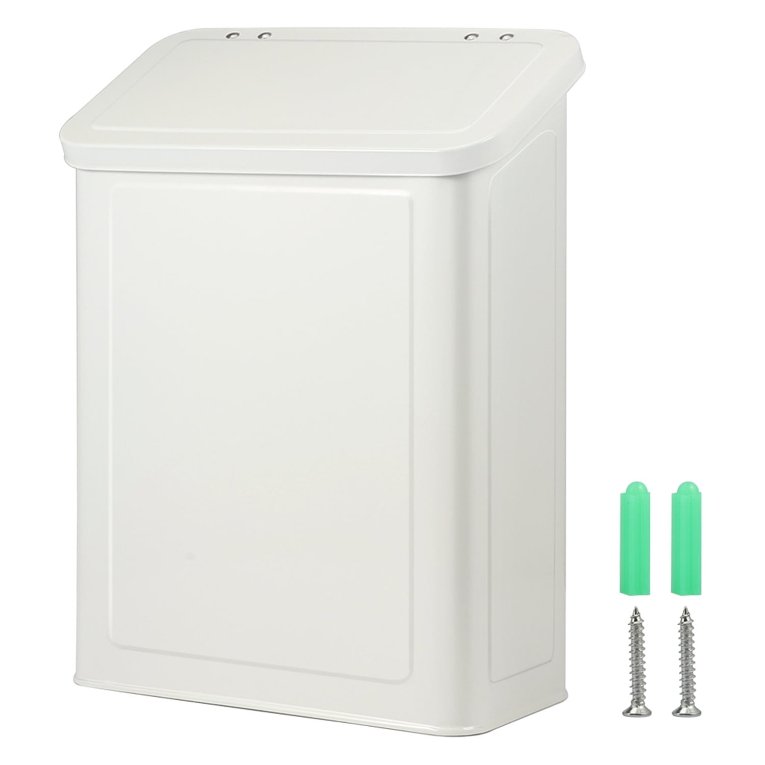PAMISO Large Metal Lint Holder Bin with Lid for Laundry Room, Magnetic ...