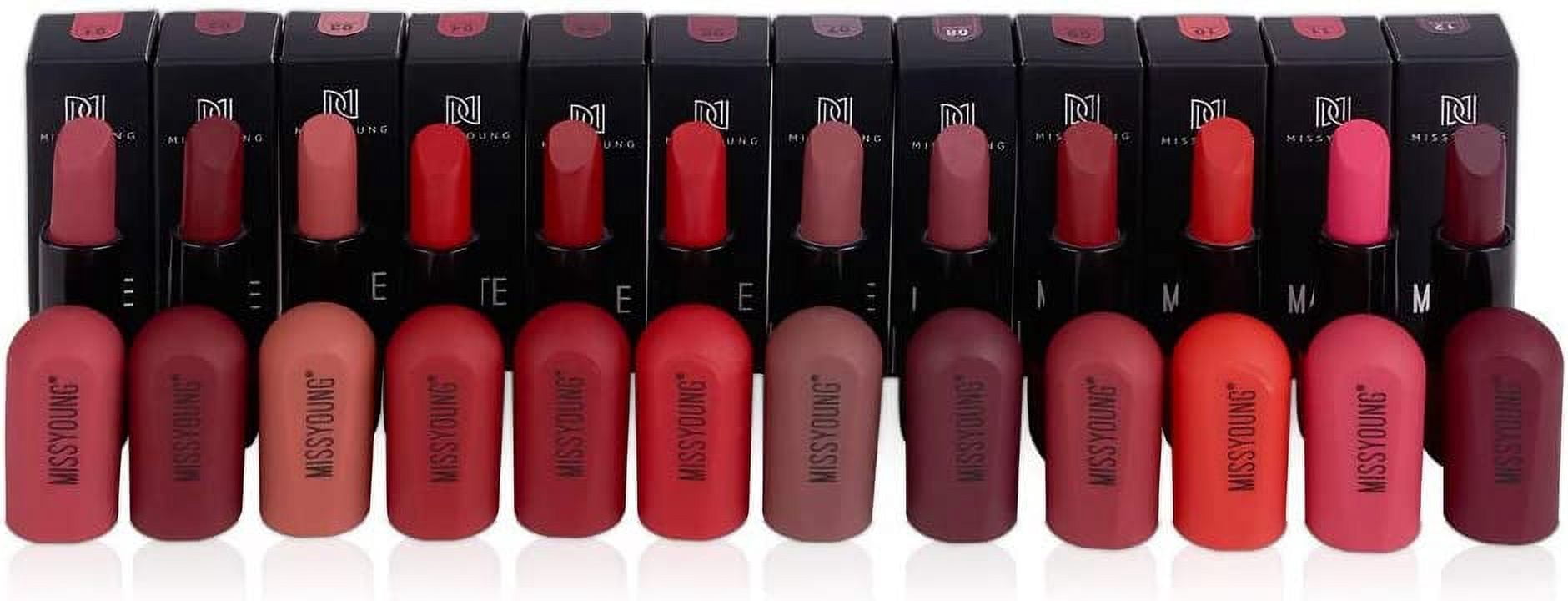 PAMO Matte lipstick moisturizing velvet lip color makeup (11 ...