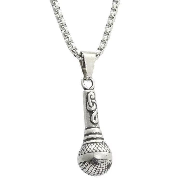 PAMTIER Men Stainless Steel Personalized Punk Vintage Hip Hop Musical ...