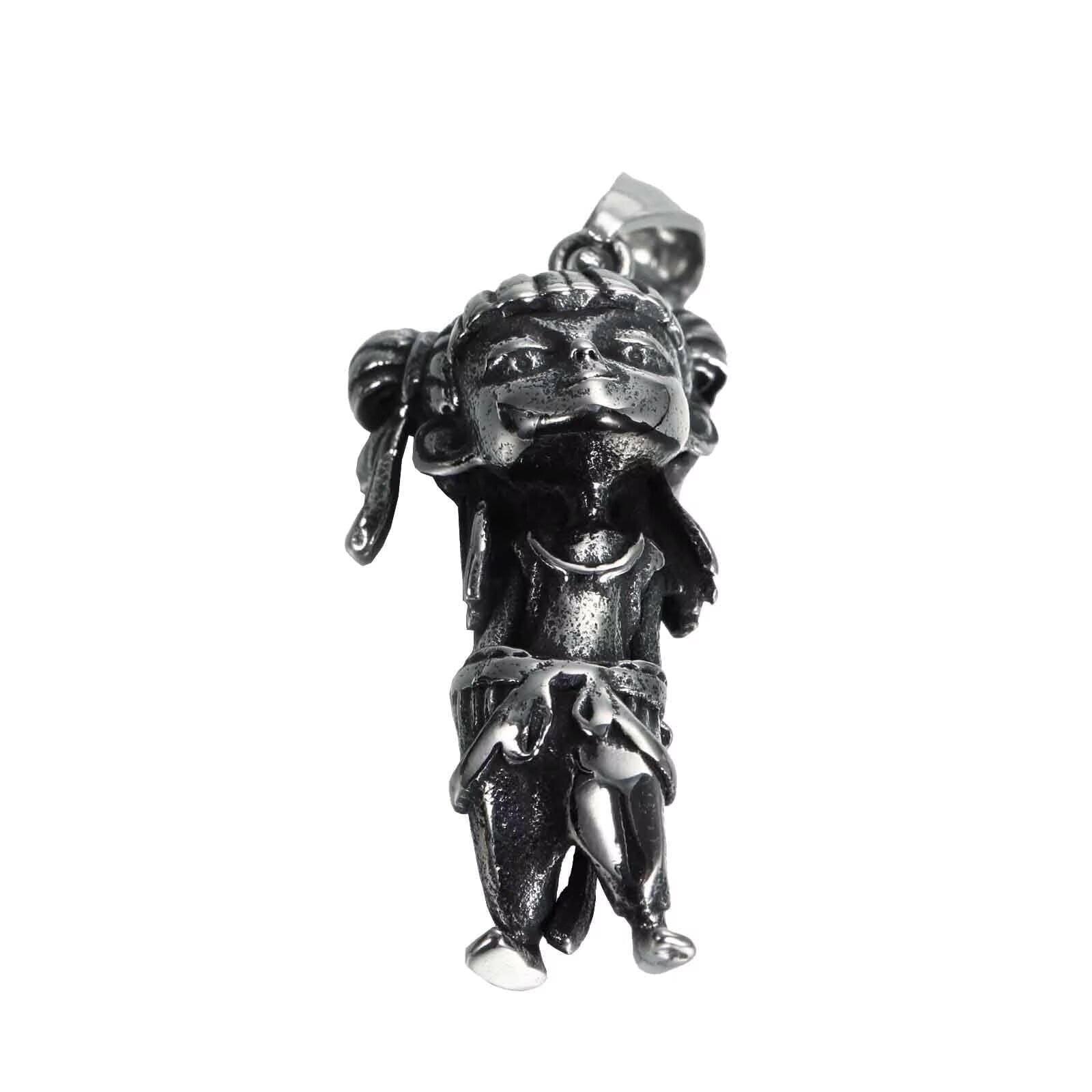 PAMTIER Men's Stainless Steel Chinese Myth Creative Vintage Hip Hop ...