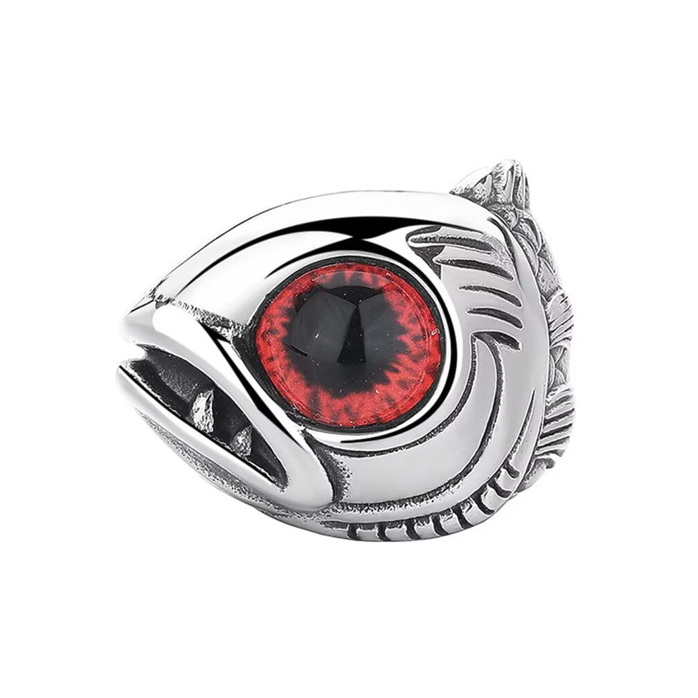 PAMTIER Men's Stainless Steel Creative Hip Hop Chinese Koi Carp ...