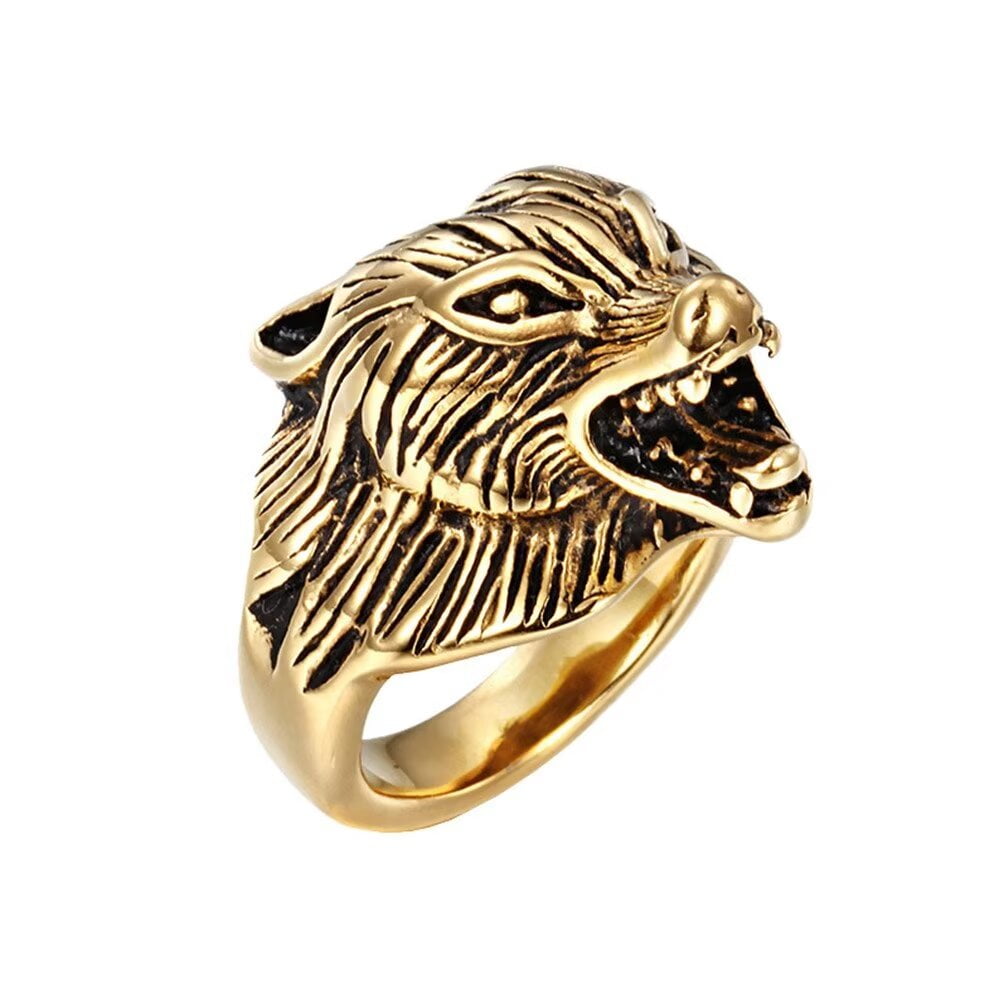 PAMTIER Men's Stainless Steel Domineering Personality Gothic Tribe ...