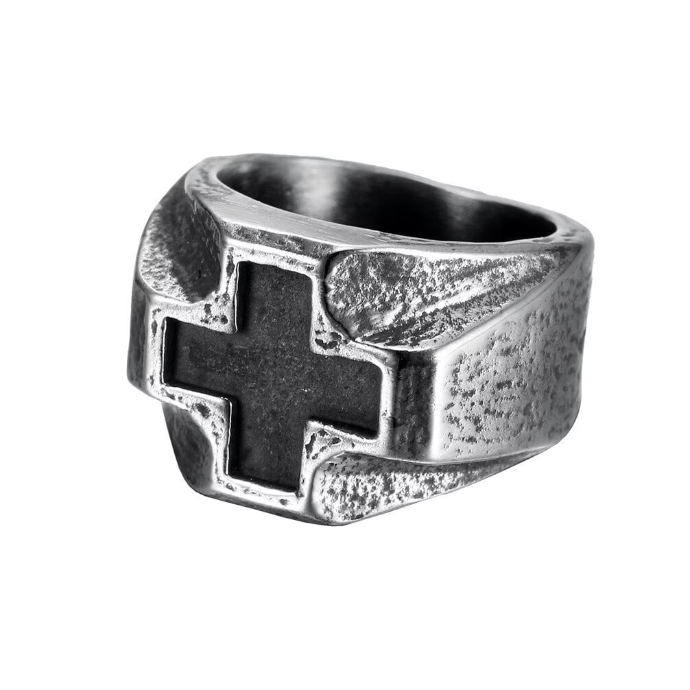 PAMTIER Men's Stainless Steel Personality Vintage Cool Holy Bible ...