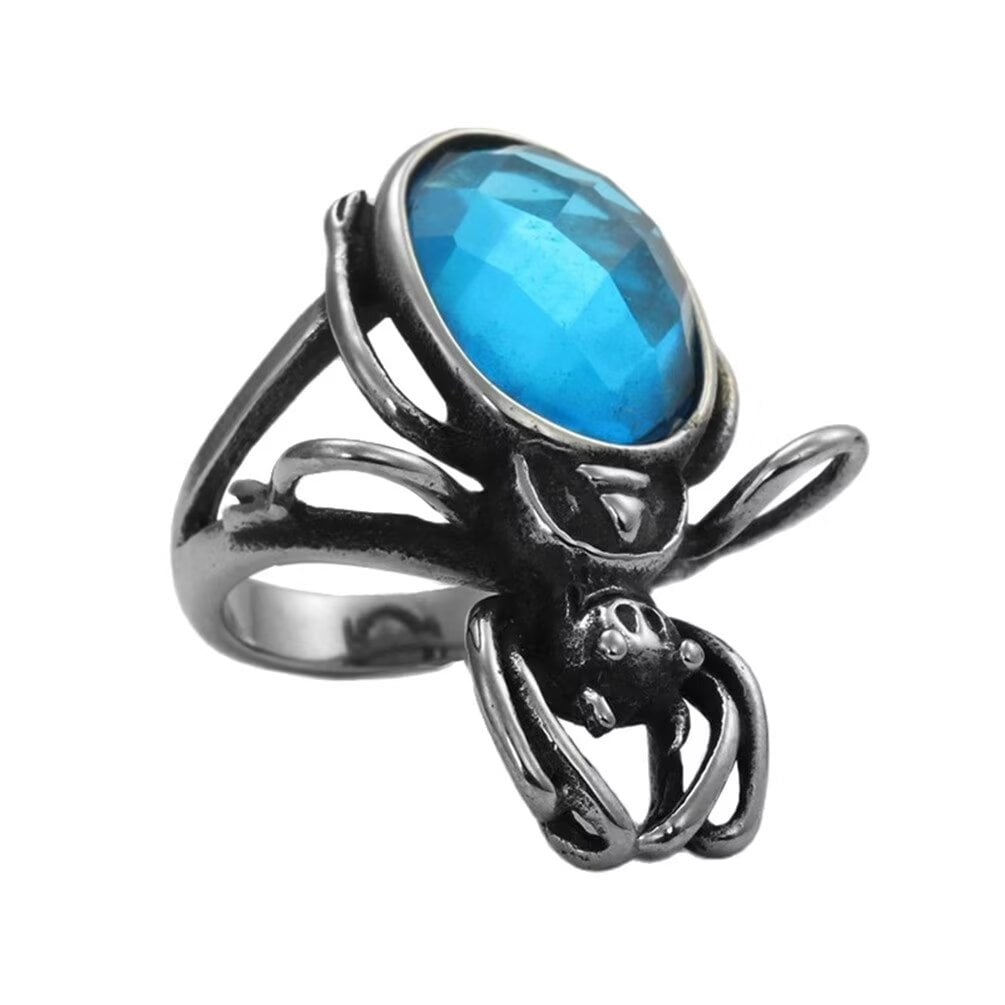PAMTIER Men's Stainless Steel Retro Personality Punk Hollow Cute Vivid ...