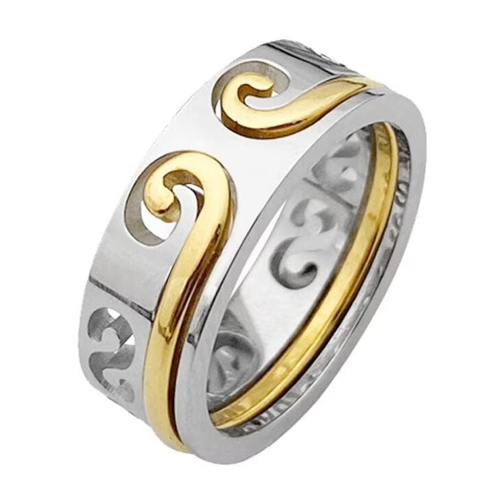PAMTIER Men's Stainless Steel Sun Wukong Monkey King Golden Hoop Amulet ...