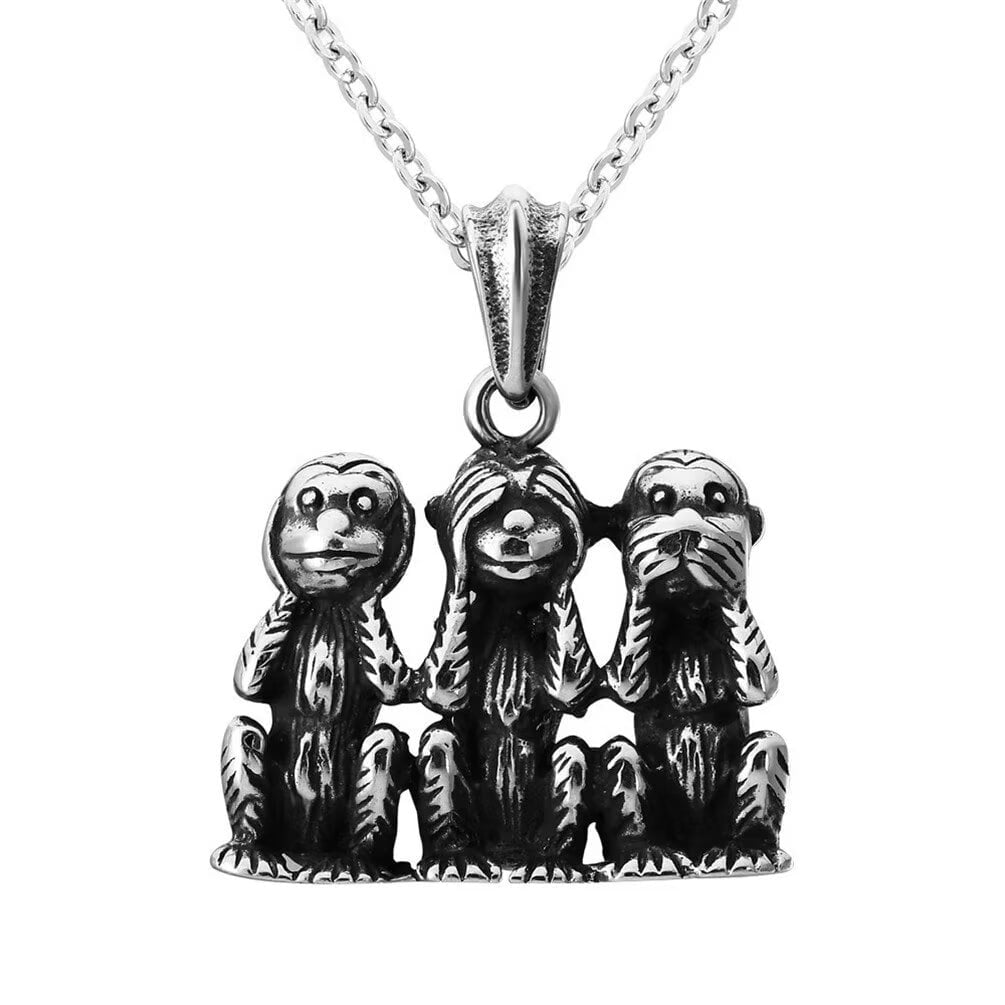 PAMTIER Men's Stainless Steel Vintage Classic Cute Chinese Style ...