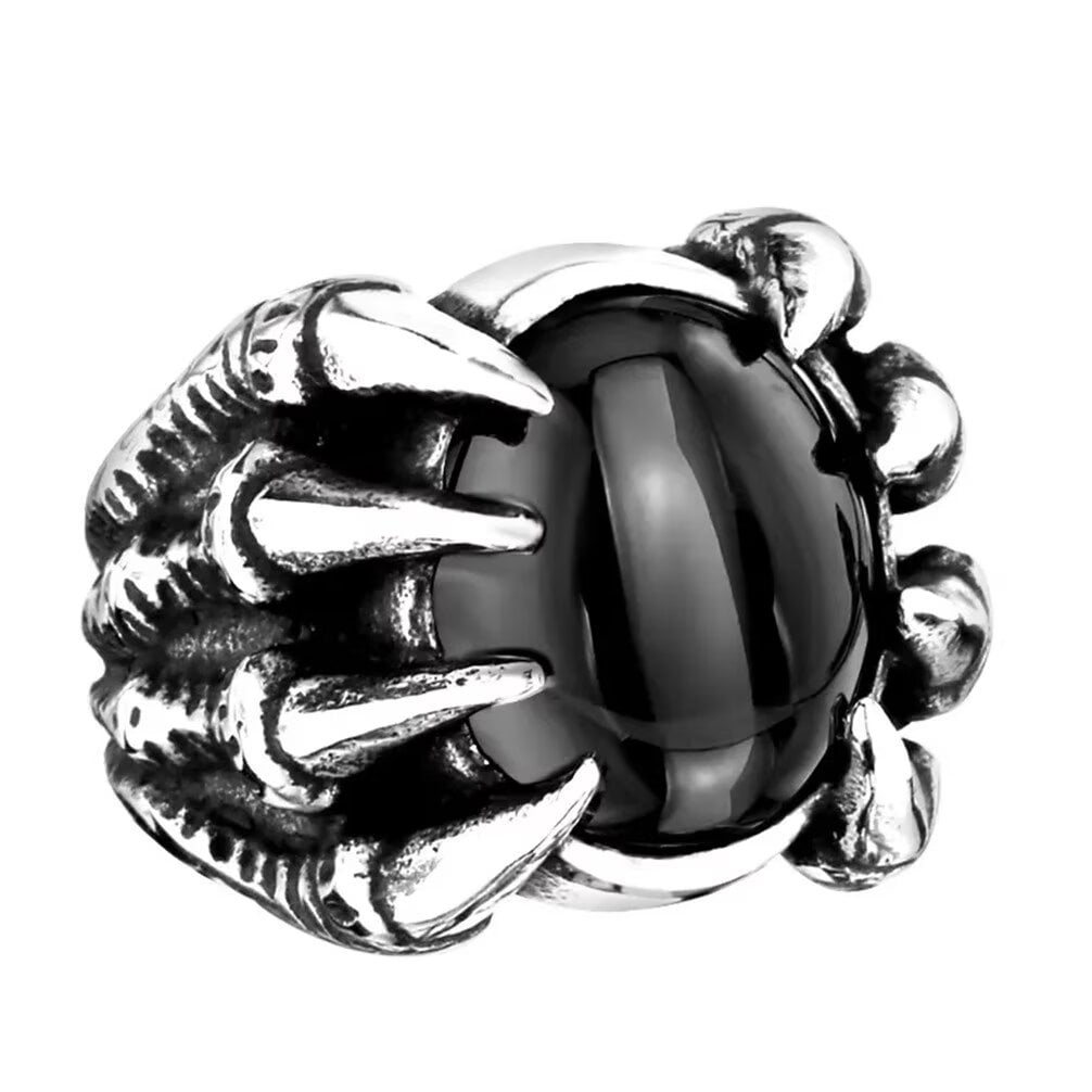PAMTIER Men's Stainless Steel Vintage Domineering Gothic Punk Dragon ...
