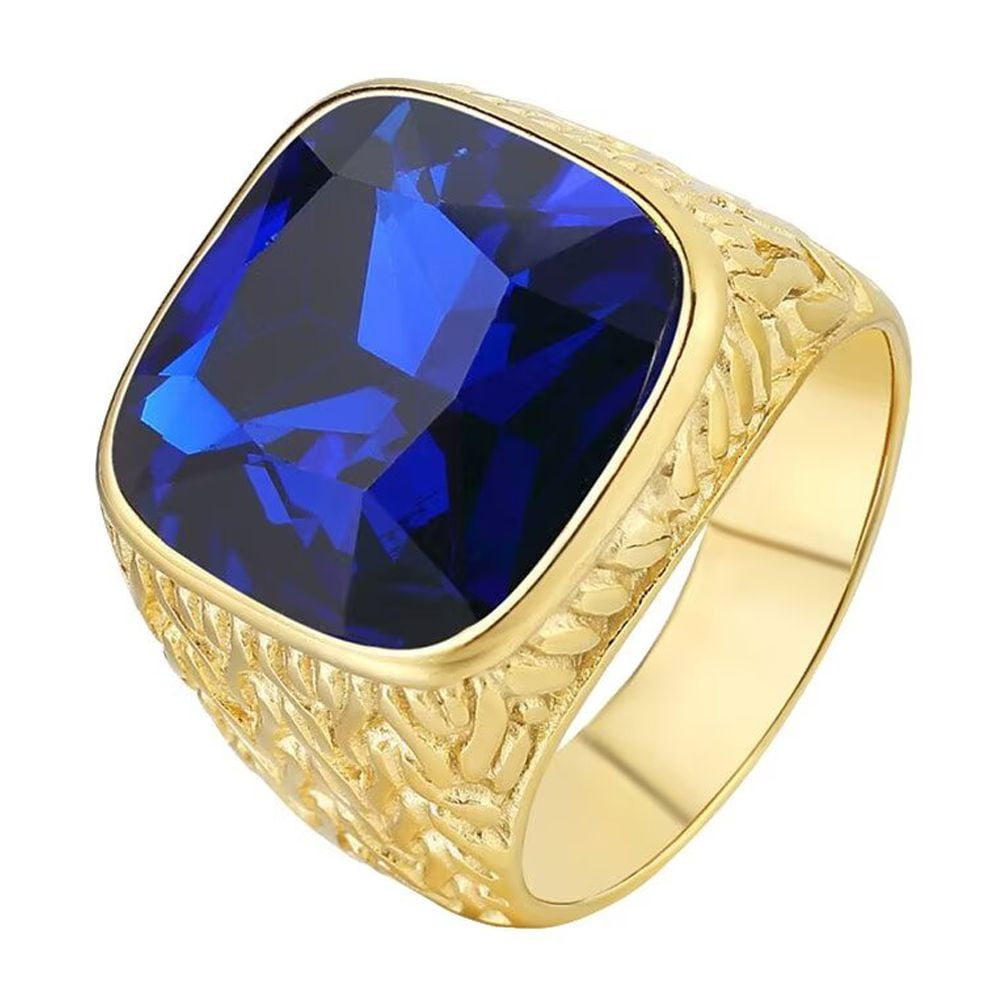 PAMTIER Men's Stainless Steel Vintage Punk Rock Domineering Personality ...