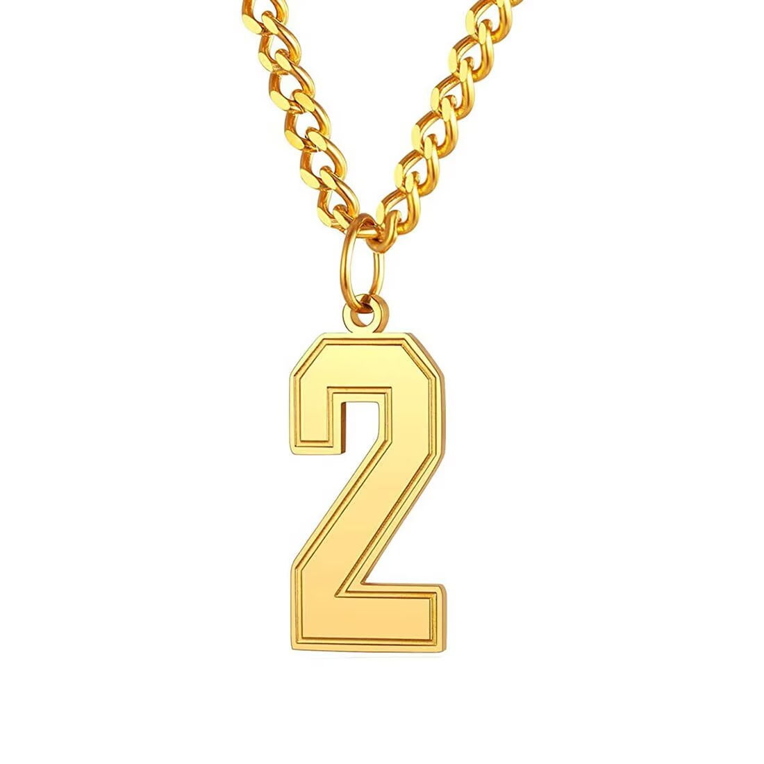 PAMTIER Men's Women's Personality Stainless Steel Numbers 1 to 9 ...