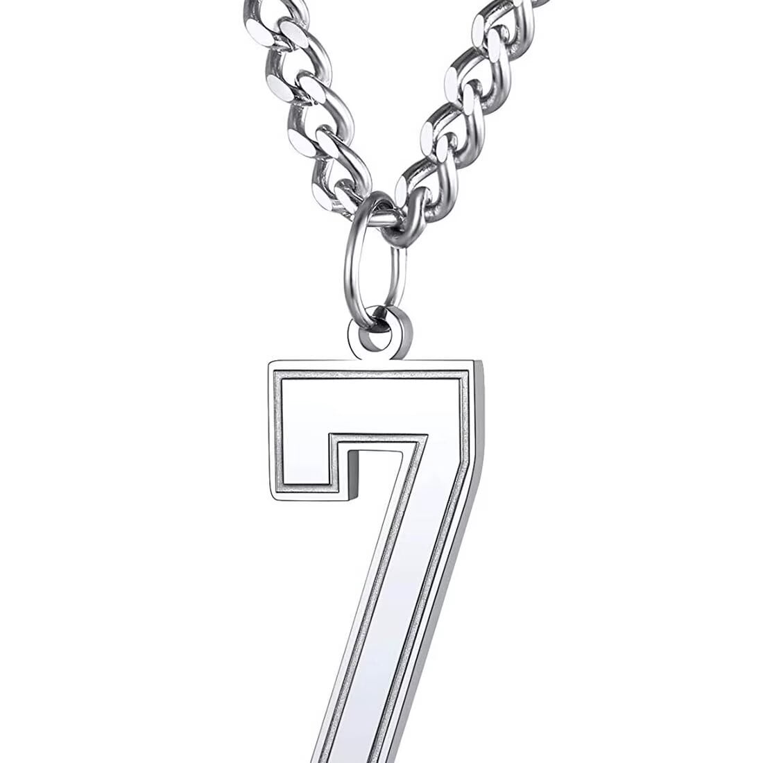 PAMTIER Men's Women's Personality Stainless Steel Numbers 1 to 9 ...
