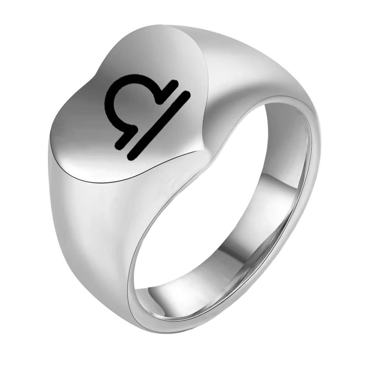 PAMTIER Men's Women's Stainless Steel Talisman 12 Constellation Signs ...