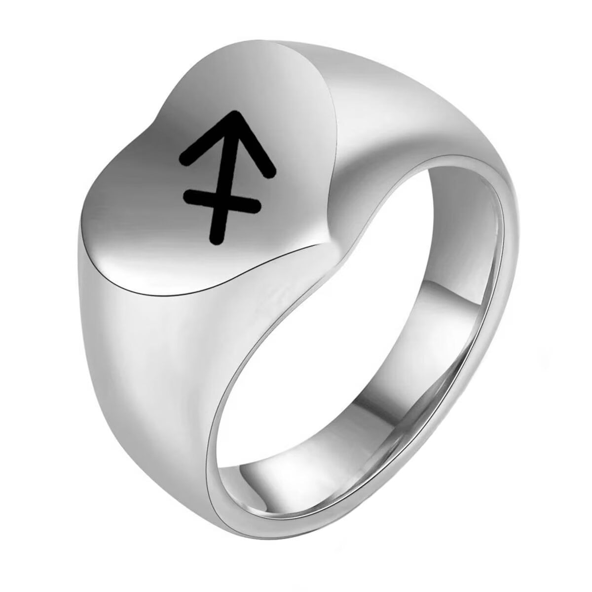 PAMTIER Men's Women's Stainless Steel Talisman 12 Constellation Signs ...