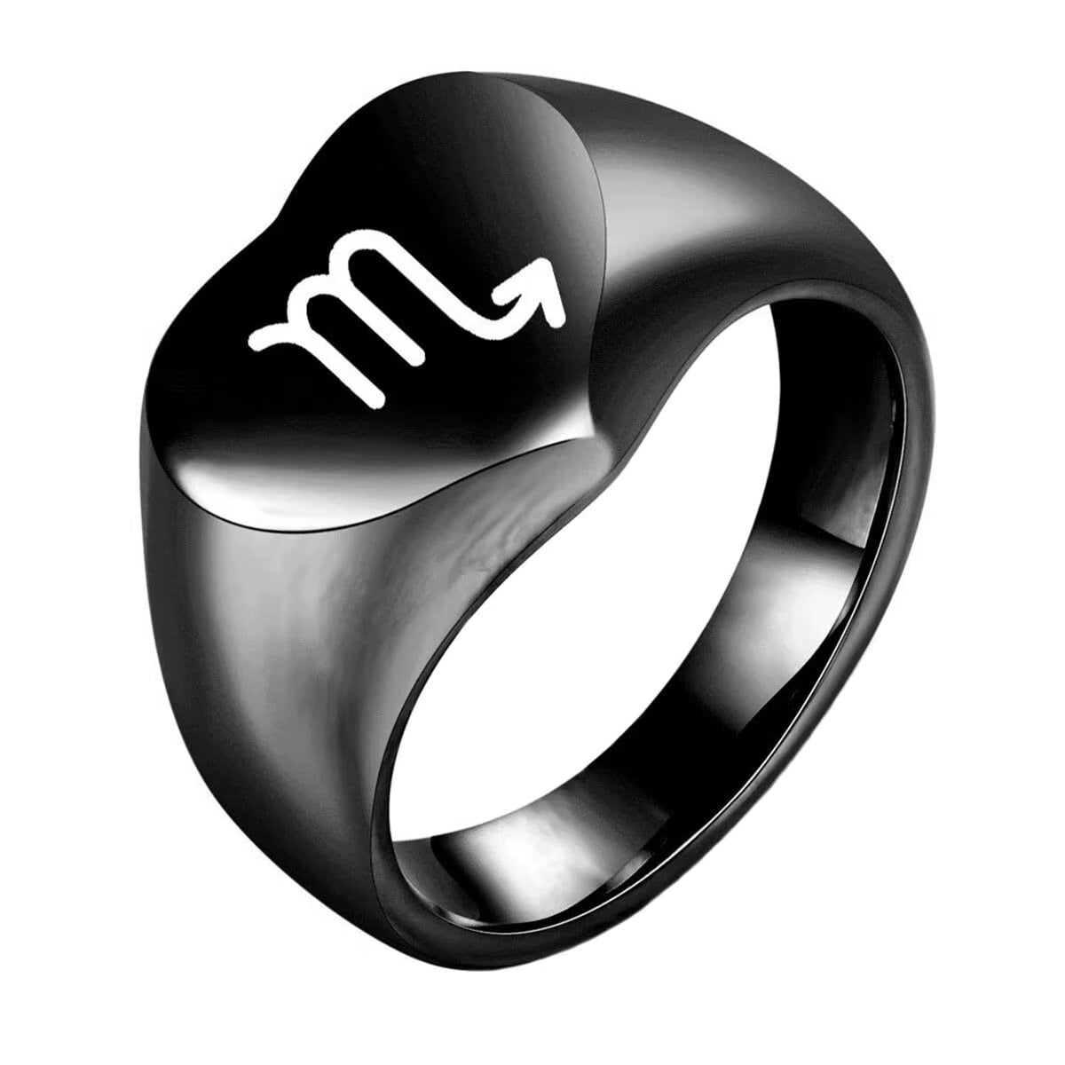 PAMTIER Men's Women's Stainless Steel Talisman 12 Constellation Signs ...